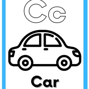 ABC Large Picture Toddler Coloring Printables, Alphabet Letters ...
