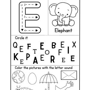 ABC 26 Page Alphabet Printable Phonics Worksheet, Preschool, Toddler ...
