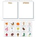 Printable Autumn Packet, 15 Pg Printable, Preschool, Kindergarten ...