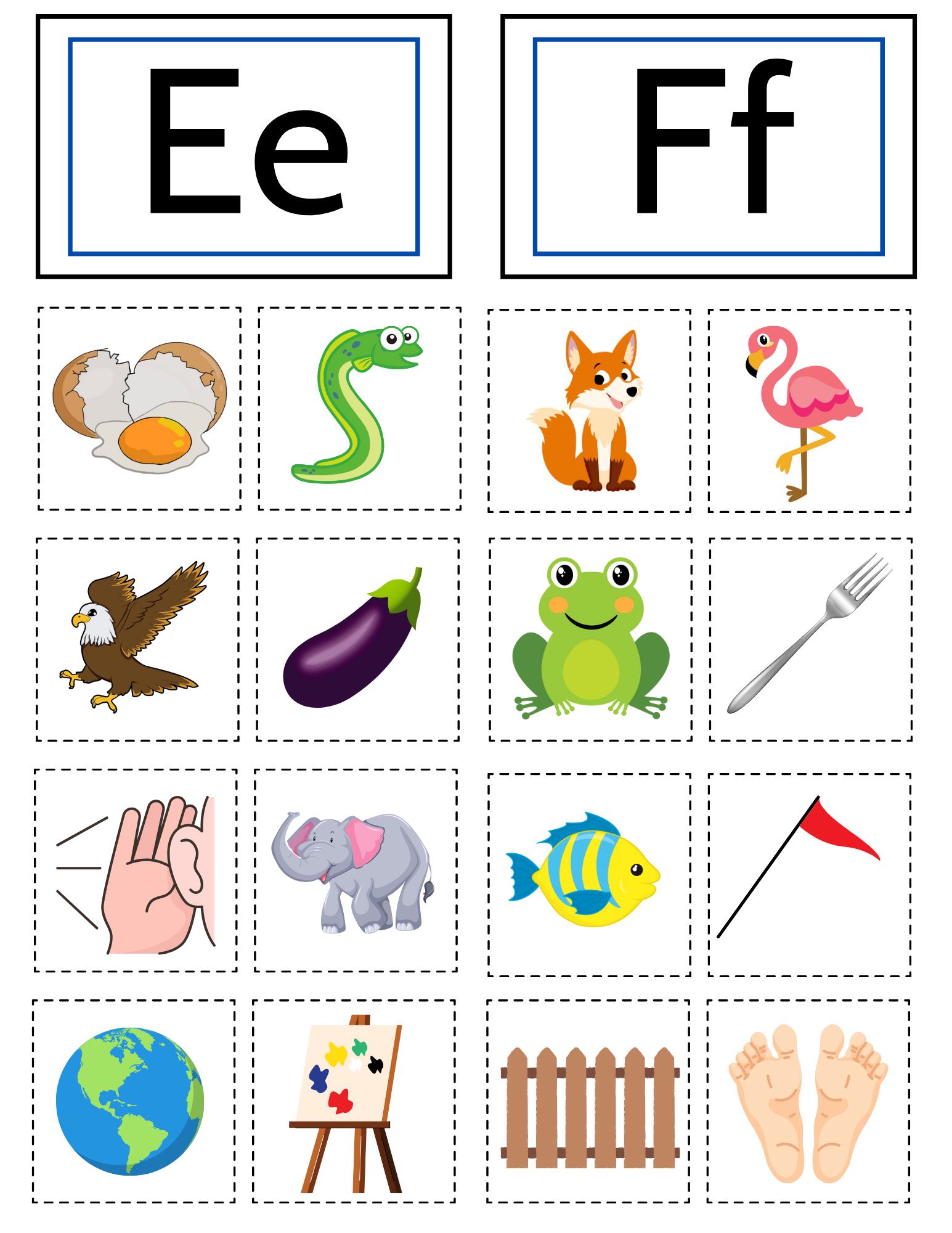 ALPHABET PHONICS Sorting, ABC Sound Matching Activity, Preschool ...