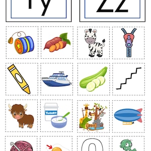Alphabet Phonics Matching Activity, ABC Sound Sorting (digital Download ...