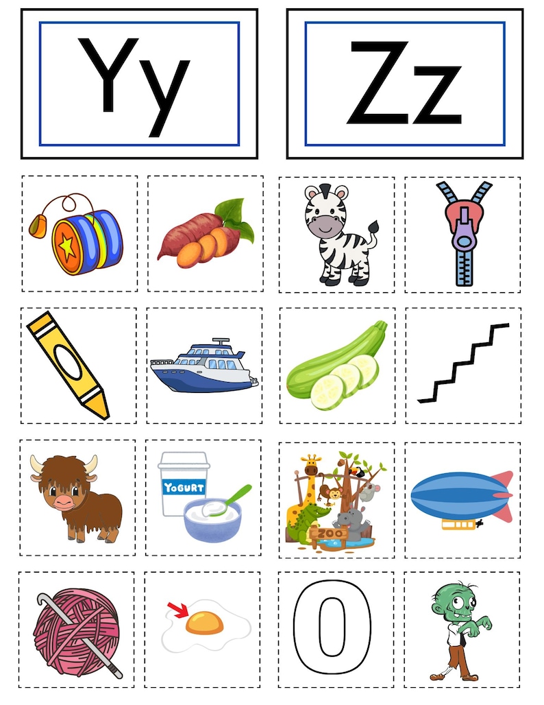 Alphabet Phonics Matching Activity, ABC Sound Sorting (digital Download ...