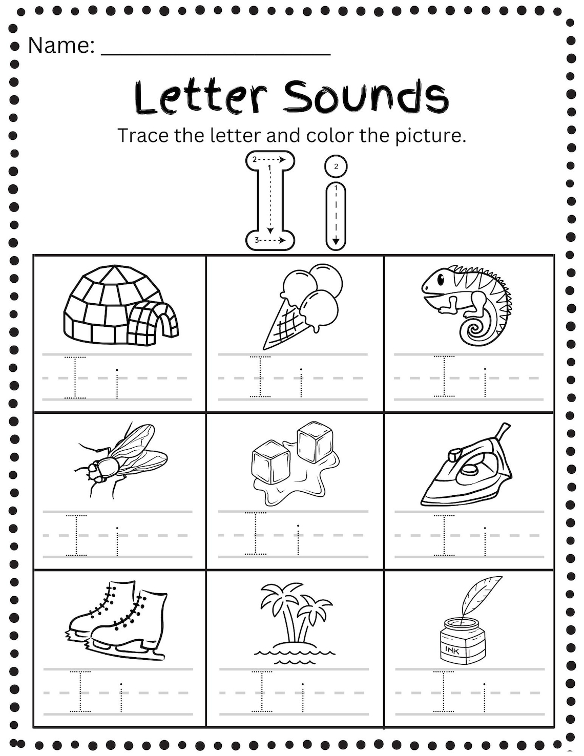 ABC 26 Page Alphabet Printable Phonics Worksheet, Letter Tracing ...
