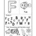 ABC 26 Page Alphabet Printable Phonics Worksheet, Preschool, Toddler ...