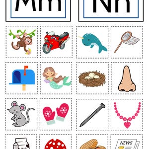 ALPHABET PHONICS Sorting, ABC Sound Matching Activity, Preschool ...