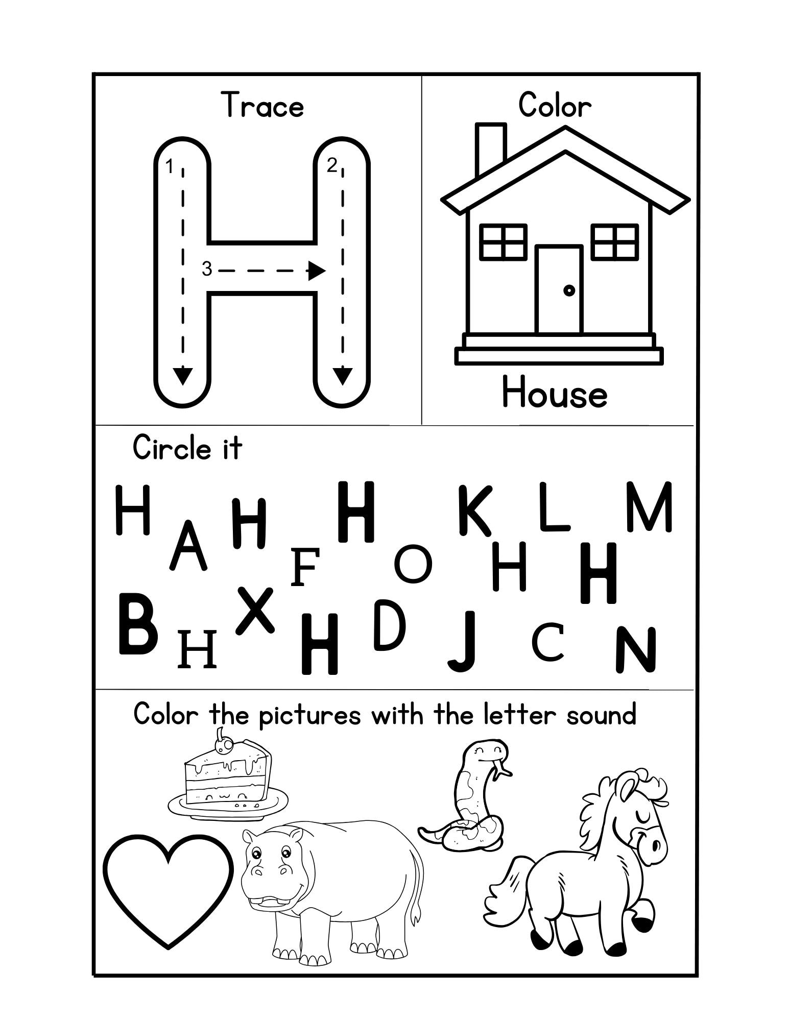 ABC 26 Page Alphabet Printable Phonics Worksheet, Preschool, Toddler ...