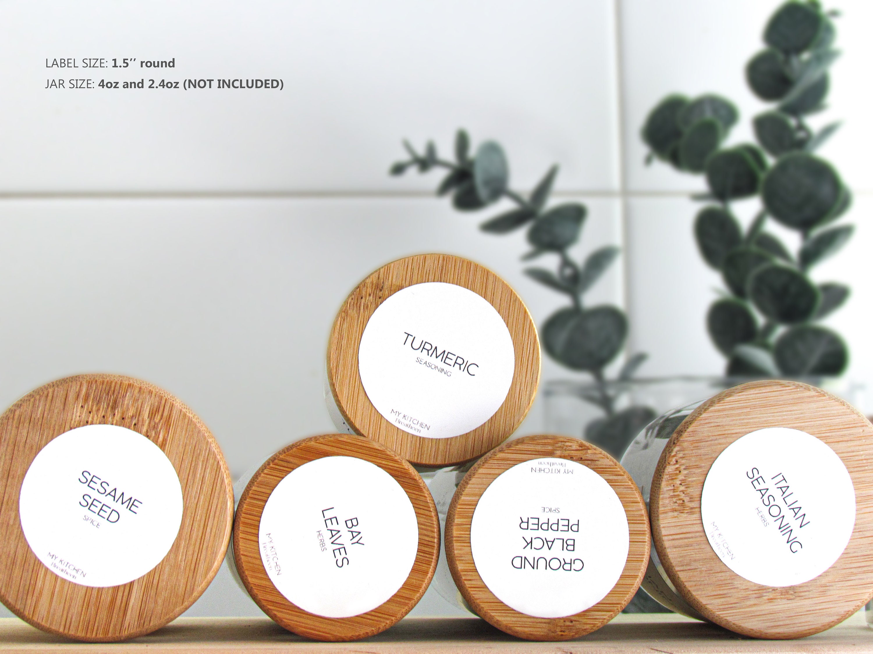 Modern Minimalist Label, Spice Labels, Pantry Labels, Pantry ...