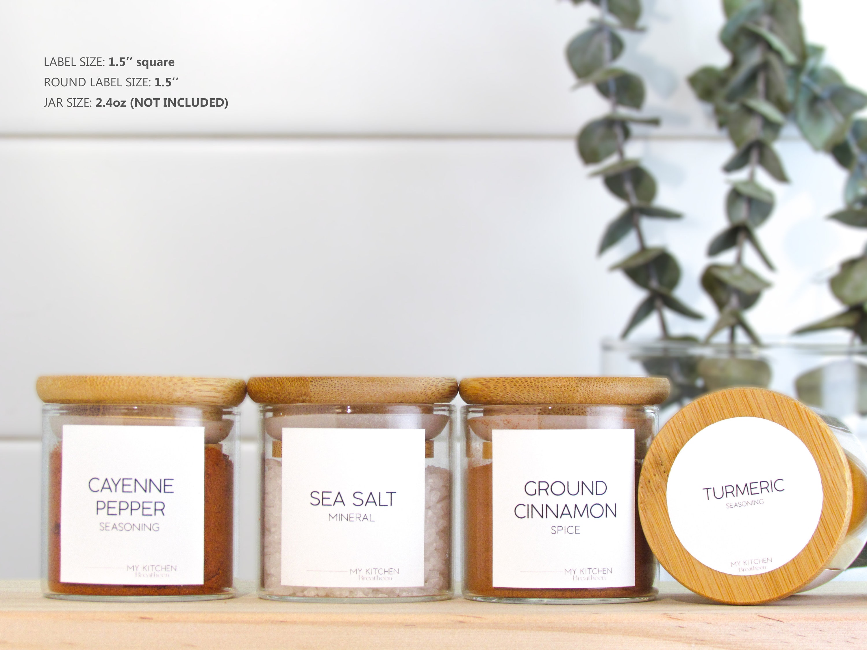 Modern Minimalist Label, Spice Labels, Pantry Labels, Pantry ...