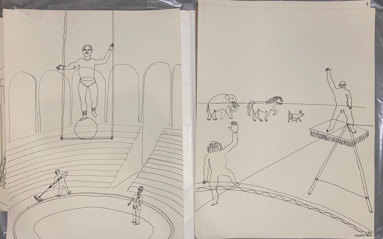 Calder's Circus Portfolio, by Joan Miro - Complete Set of 16 Lithograph ...
