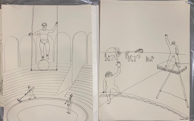 Calder's Circus Portfolio, by Joan Miro - Complete Set of 16 Lithograph ...