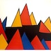 Alexander Calder "the Red Pyramid", Also Referred to as "mountains ...