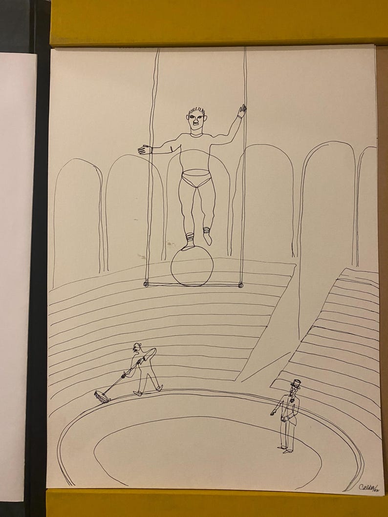 Calder's Circus Portfolio, by Joan Miro - Complete Set of 16 Lithograph ...
