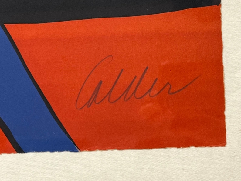 Alexander Calder "the Red Pyramid", Also Referred to as "mountains ...