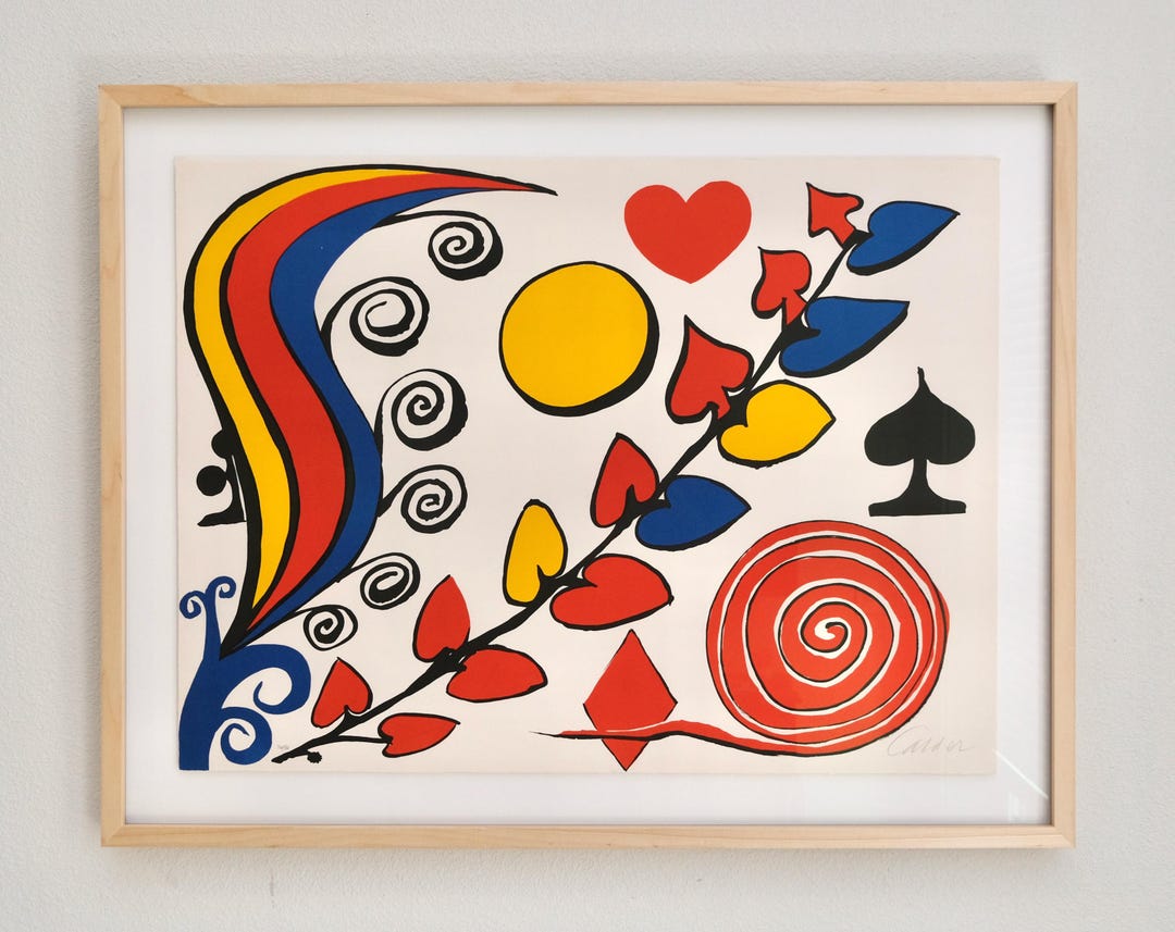Alexander Calder, Untitled (spades, Hearts, Diamonds, Clubs) - Etsy