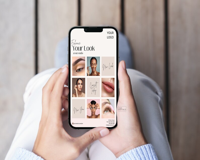 PMU Template Flyer Permanent Makeup Editable Flyer Beauty - Etsy