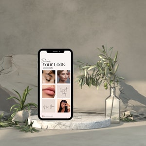 PMU Template Flyer | Permanent Makeup Editable Flyer | Beauty Spa IG ...