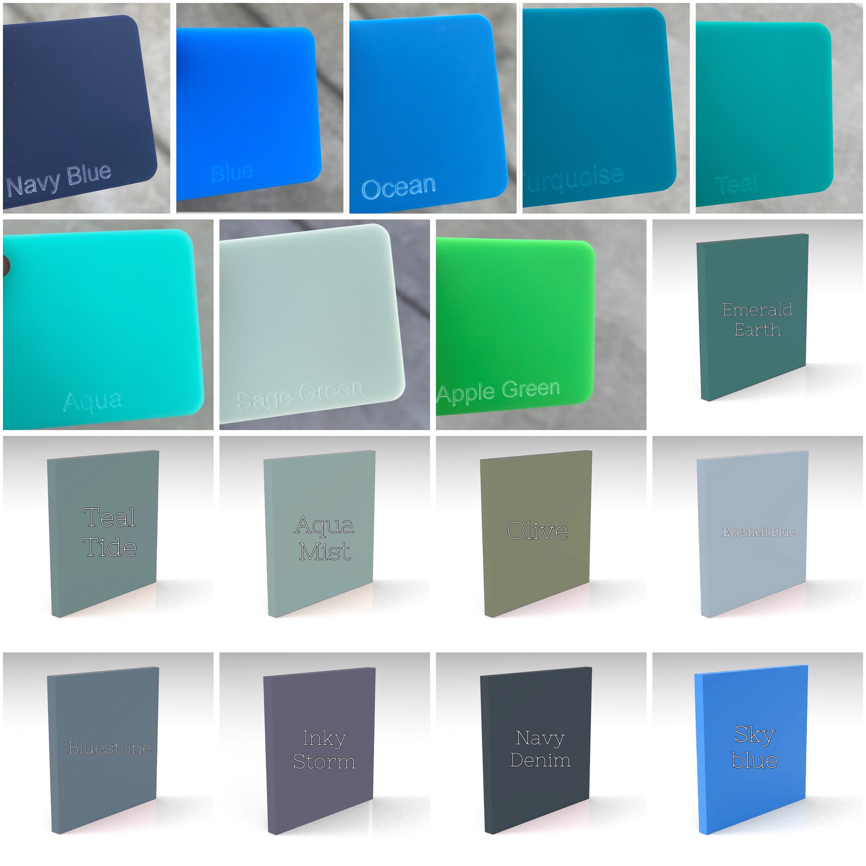 Acrylic 3D Business Sign Logo Wall Mount Custom Office Salon Double ...