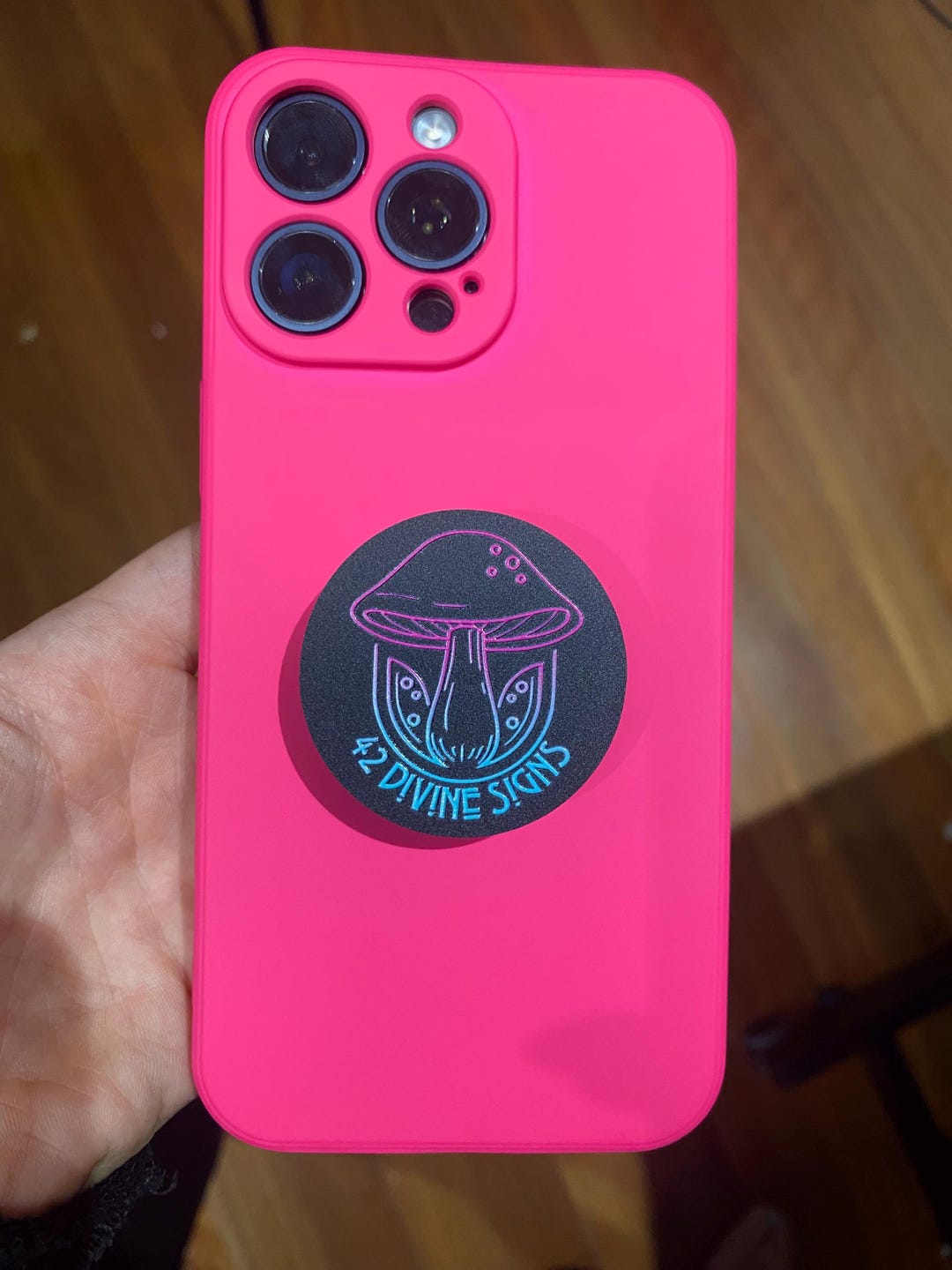 Custom NFC Pop Socket: Acrylic Phone Grip, Business Logo - Etsy