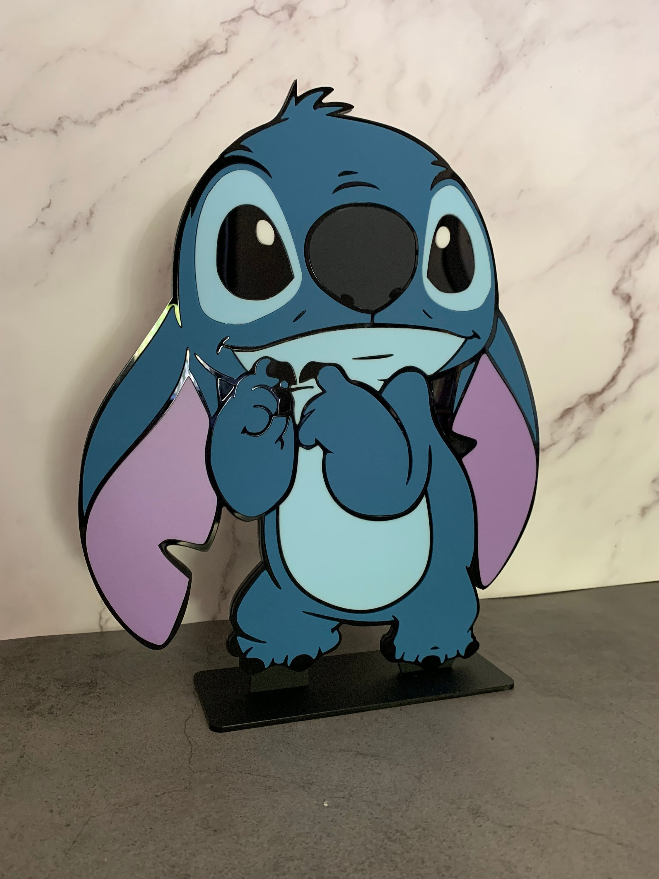 Stitch Acrylic 3D Standing Sign Lilo & Stitch Disney Kids Room ...