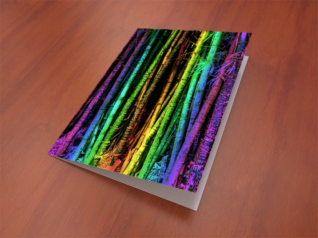A Rainbow Forest of Bamboo on Maui - Etsy