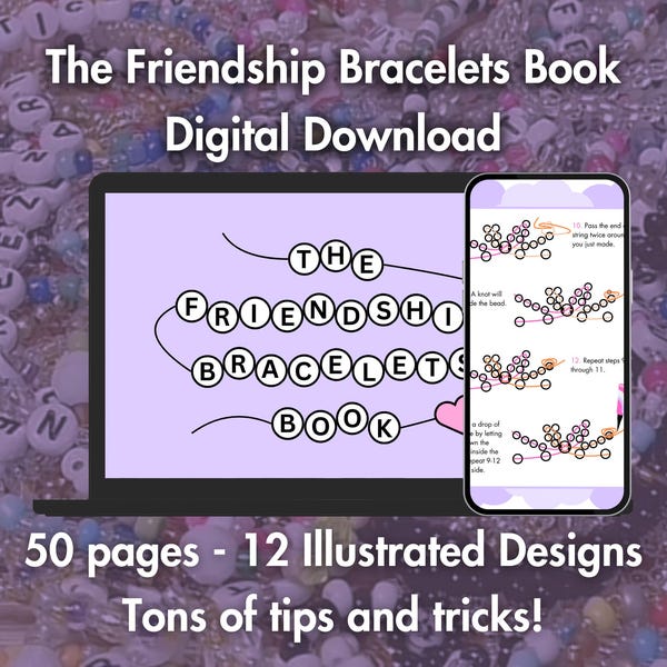 Friendship Book Bracelets - Etsy