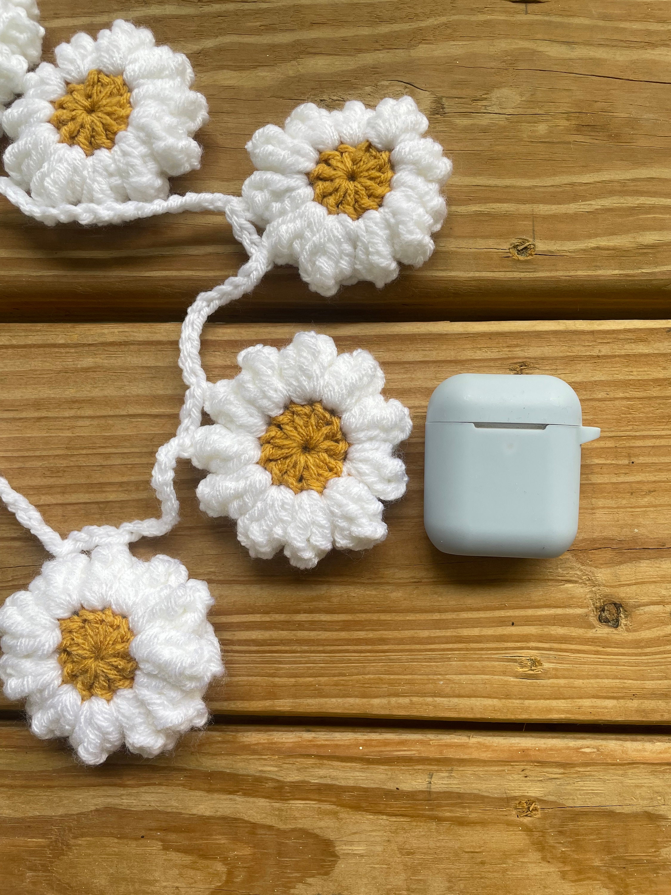 Spring Daisy Crochet Garland 7 Foot Garland, 10 Foot Garland, 15 Foot ...
