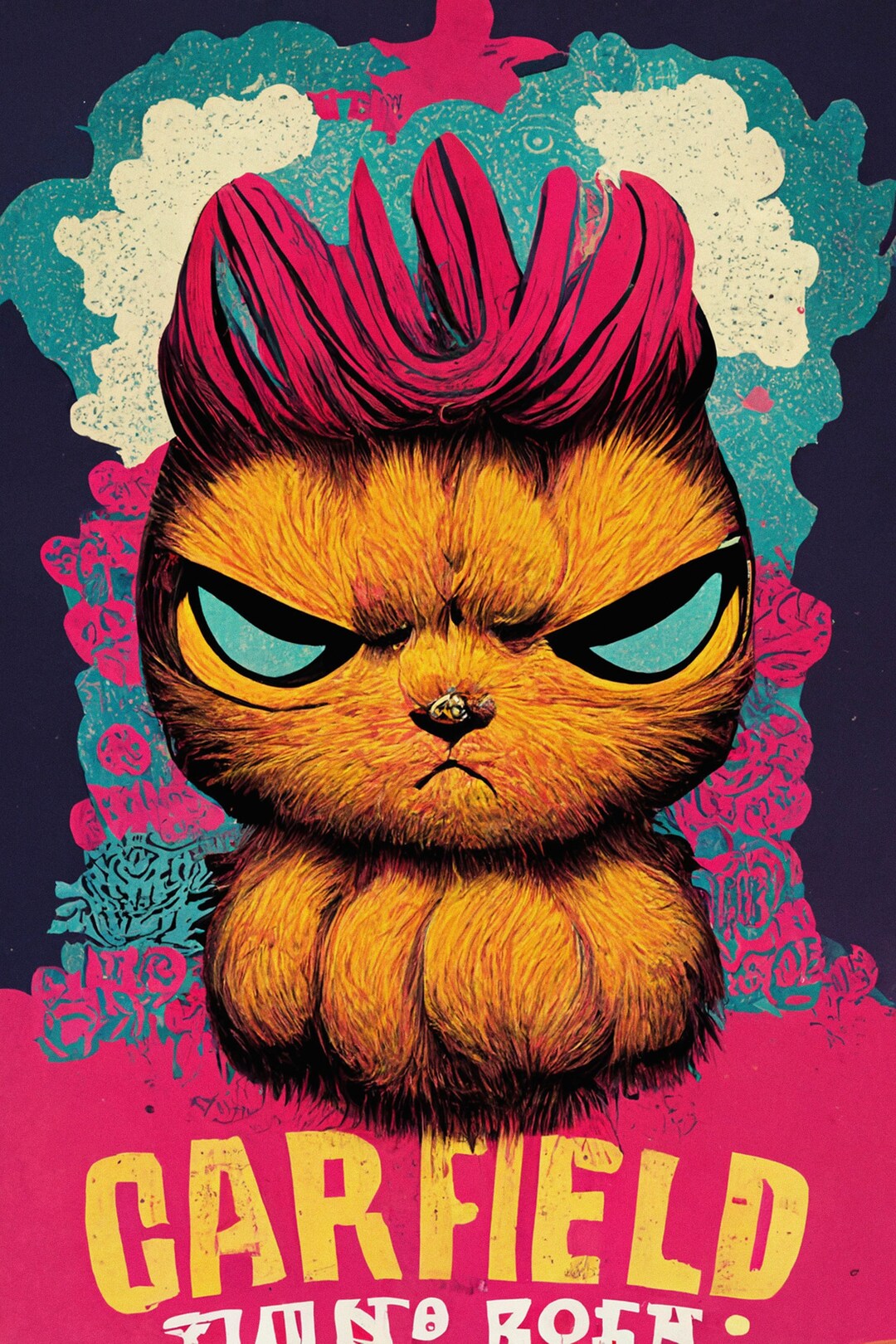 Garfield Punk - Etsy