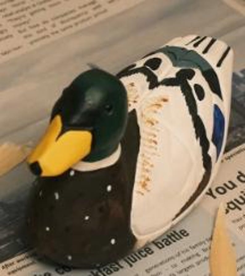 Handcrafted Colorful Wooden Ducks: Charming Decor for Home and Office ...