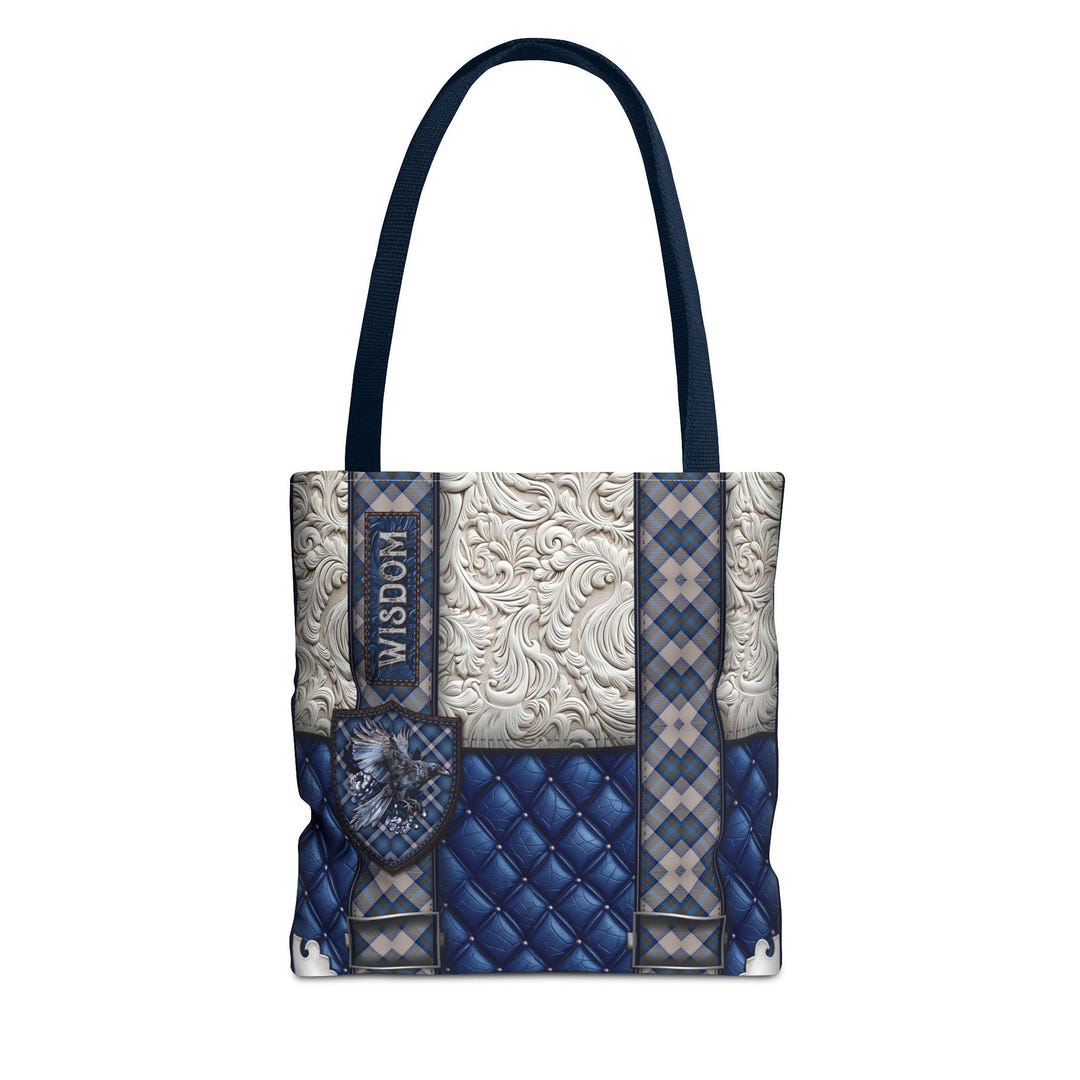 Wisdom Raven Tote Bag, Harry Potter Inspired, Literary Book Lover Gift ...