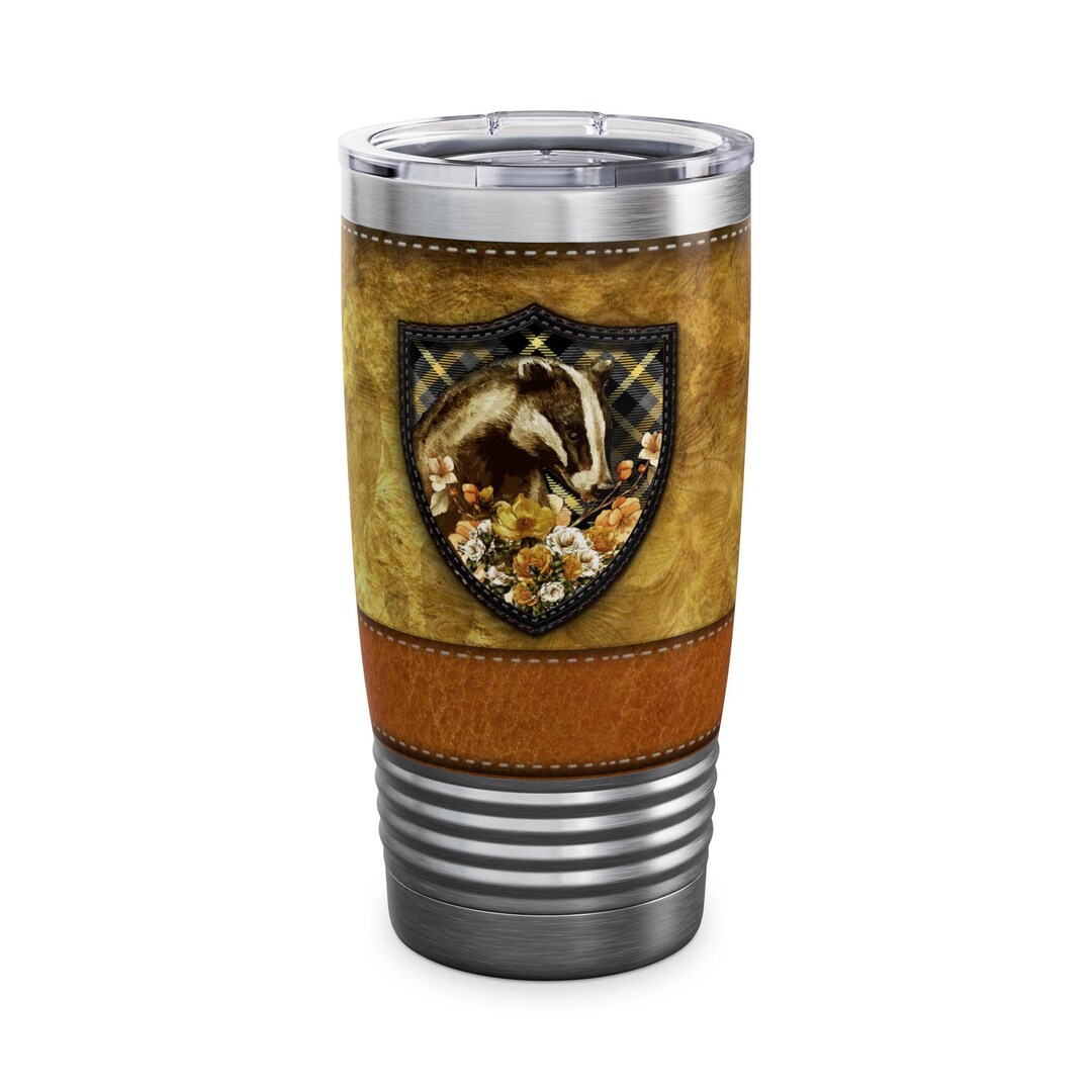 Loyalty Honey Badger-wizard World Inspired Ringneck Tumbler, 20oz ...