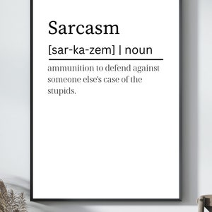 Funny Office Definitions Prints Set of 6 Home Office Wall - Etsy