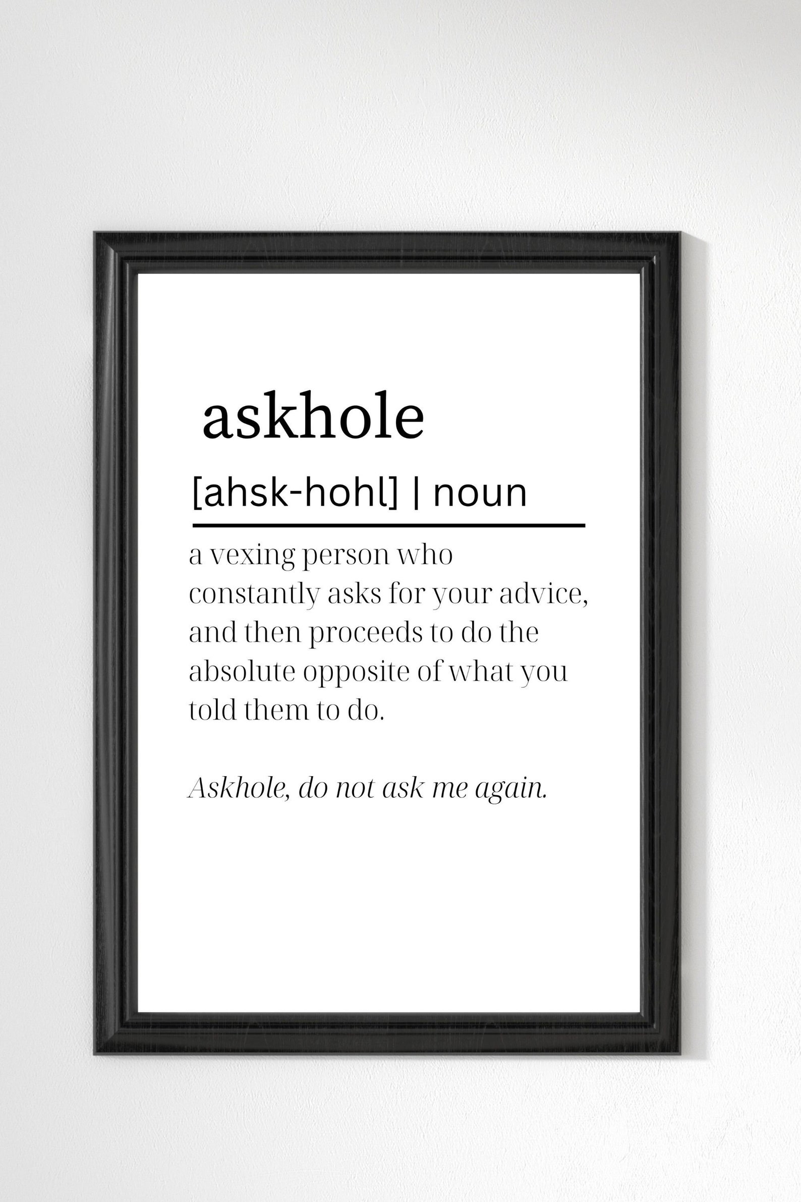 Funny Office Definitions Prints Set of 6 Home Office Wall - Etsy