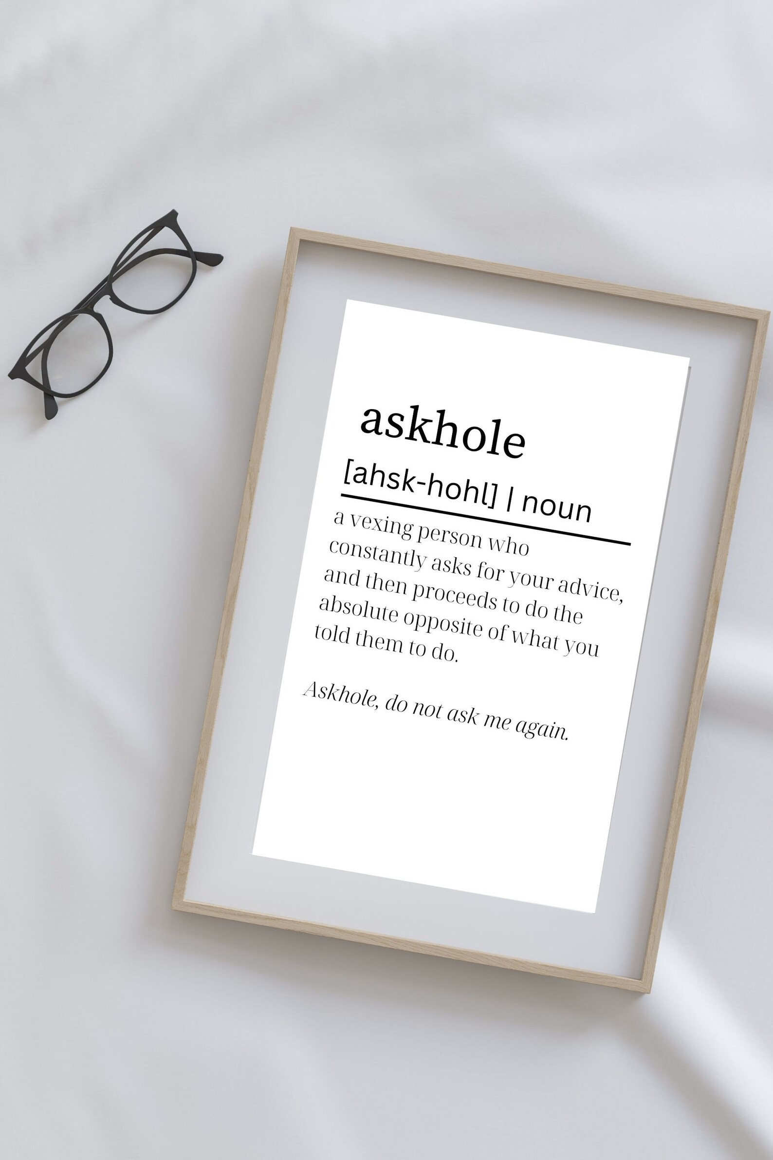 Funny Office Definitions Prints Set of 6 Home Office Wall - Etsy