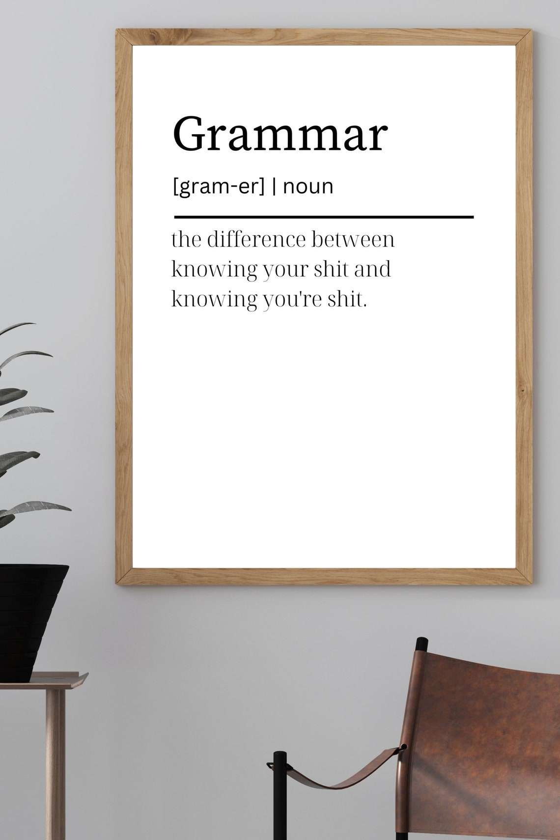 Funny Office Definitions Prints Set of 6 Home Office Wall - Etsy