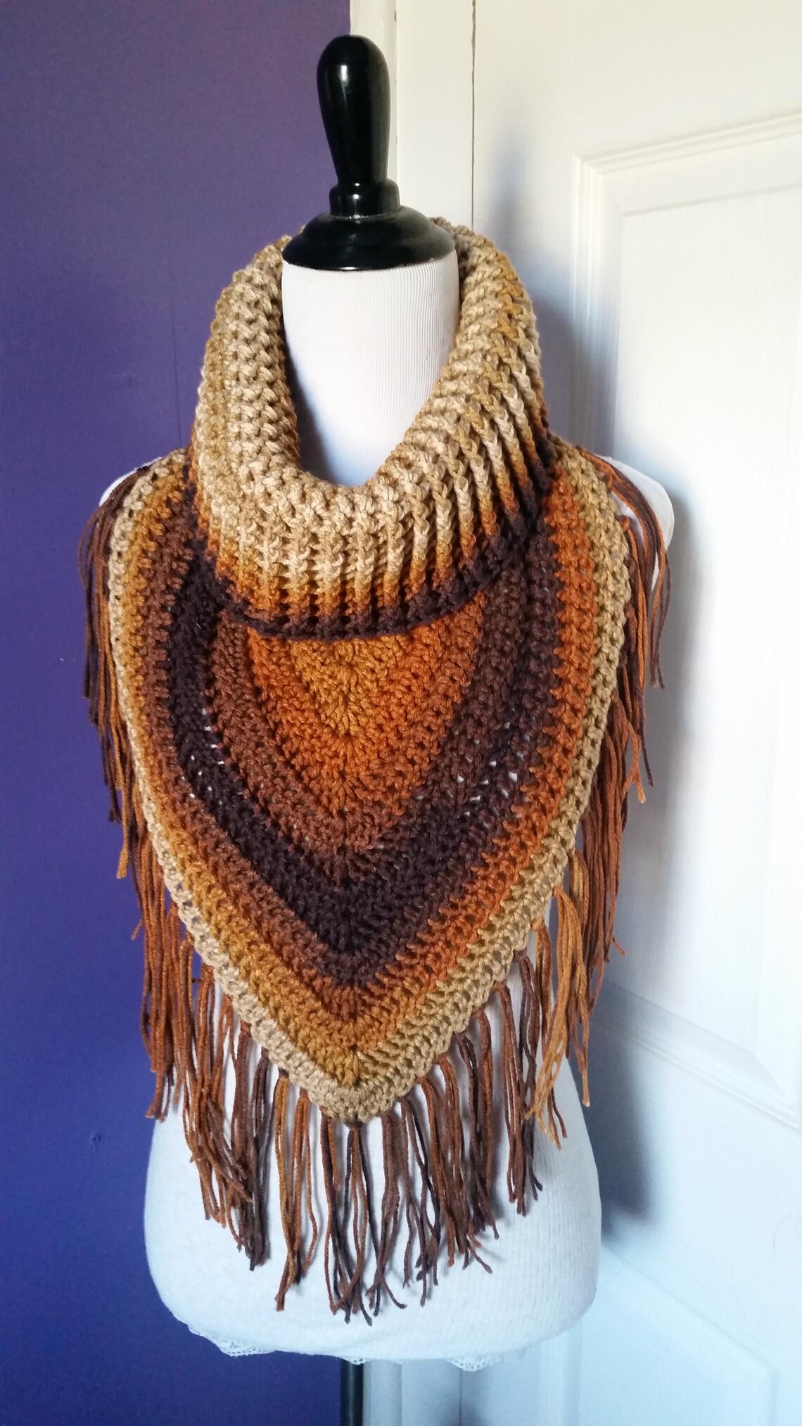 Triangle Scarf/cowl Pattern - Etsy