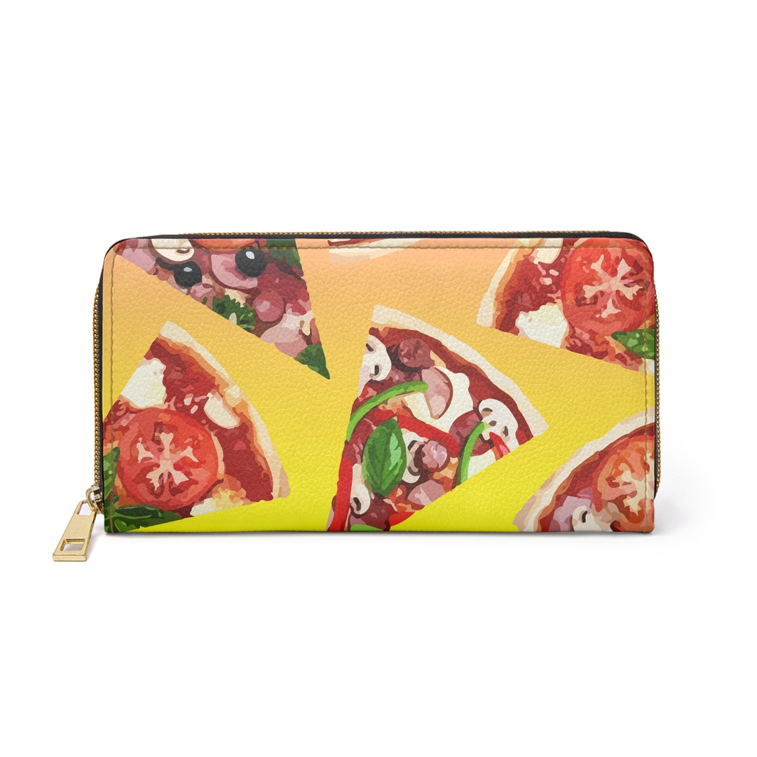 Pizza Zipper Wallet - Etsy