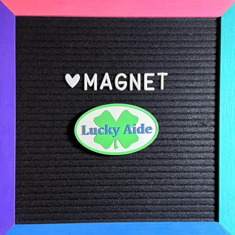 Lucky Aide 3D Relief Magnet - Etsy