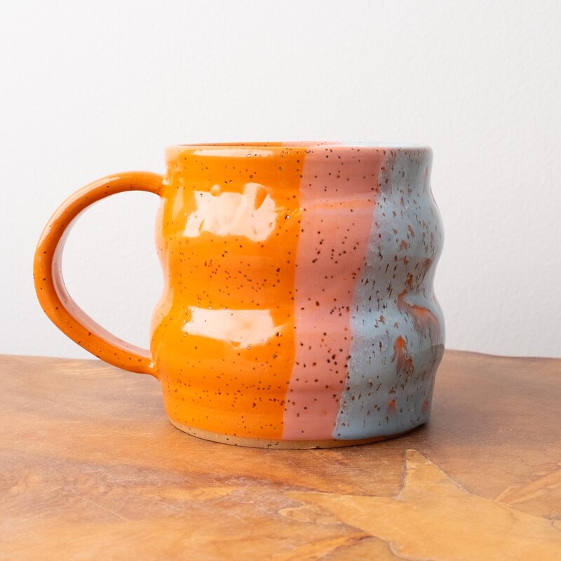 Wide Base Mug - Etsy