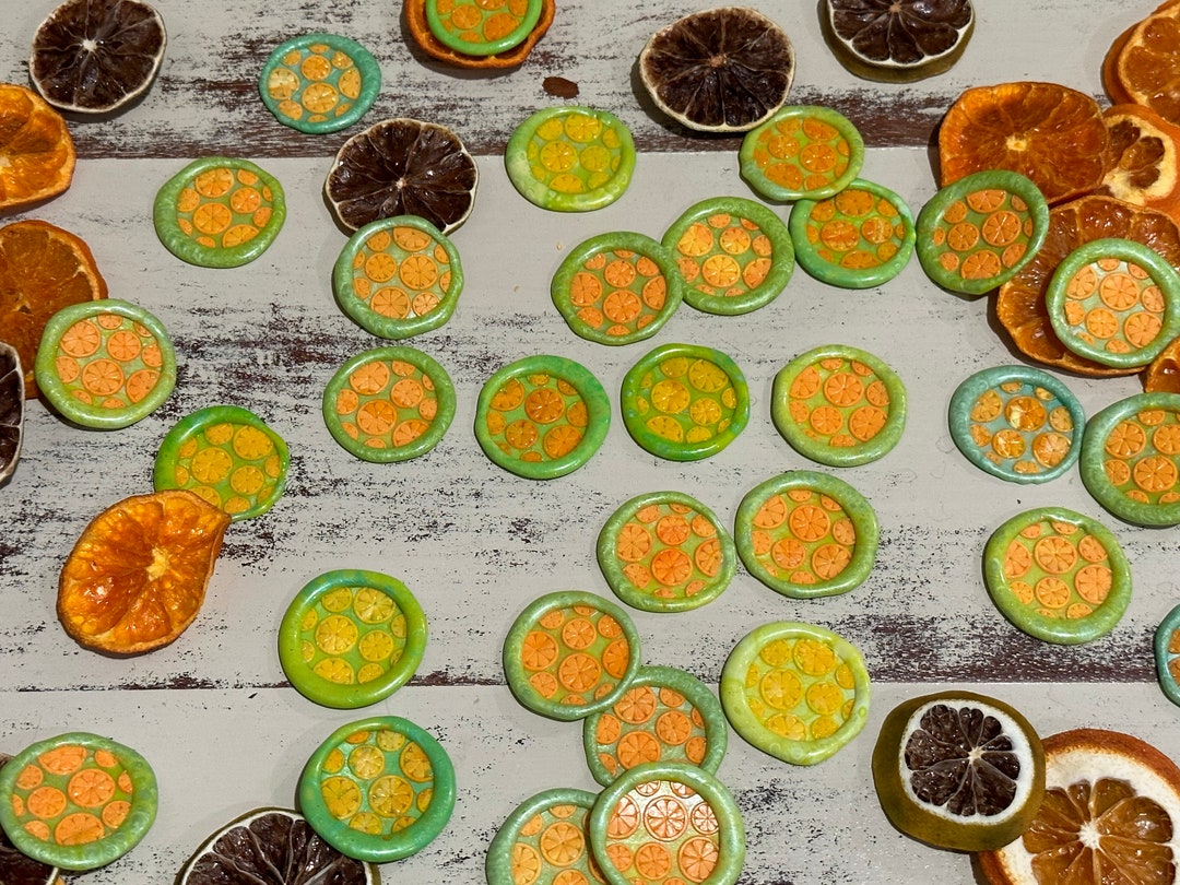 Custom Pre-made Wax Orange Slices Seals With Self-adhesive Wax Seal ...