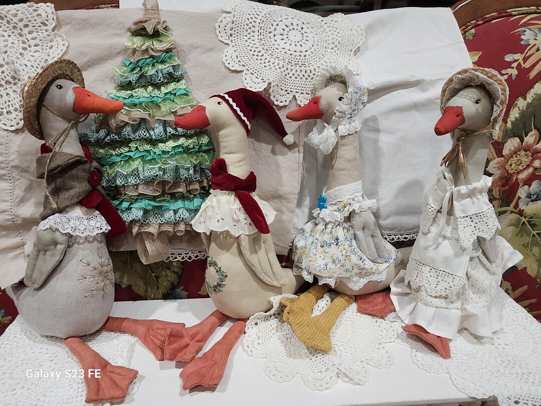 Handmade Goose Plushies - Etsy