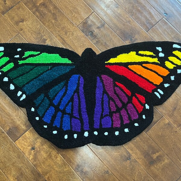 Butterfly Rug - Etsy