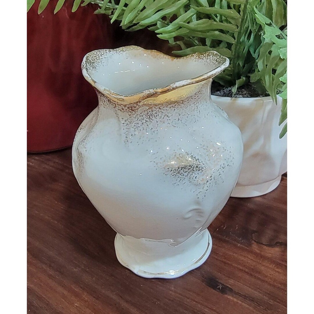 Antique 1890's Homer Laughlin Brush Jar/bud Vase - Etsy