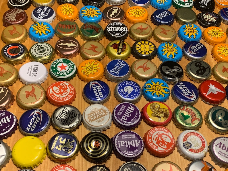 Metal Beer and Bottle Caps! Tons of Different Varieties and Types ...