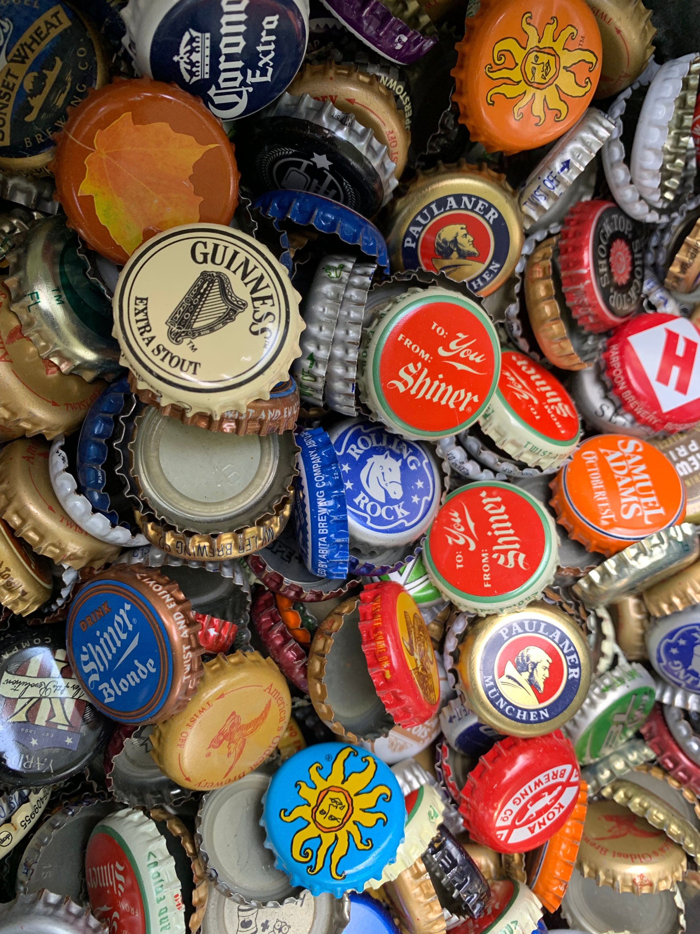 Metal Beer and Bottle Caps! Tons of Different Varieties and Types. - Etsy