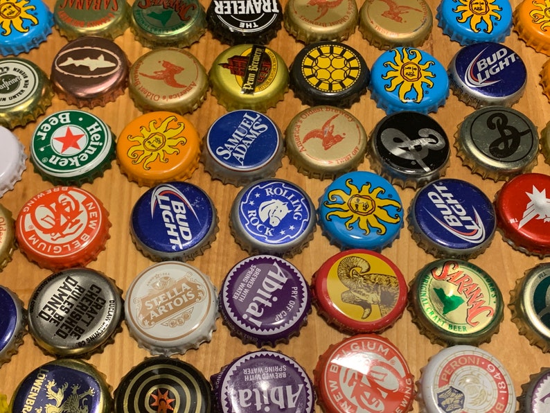 Metal Beer and Bottle Caps! Tons of Different Varieties and Types ...