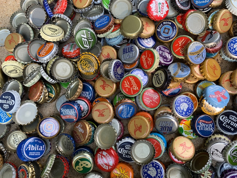 Metal Beer and Bottle Caps! Tons of Different Varieties and Types. - Etsy