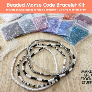 Beaded Bracelet Making Kit, Craft Kit for Adults, Stretch Bracelet Bead ...