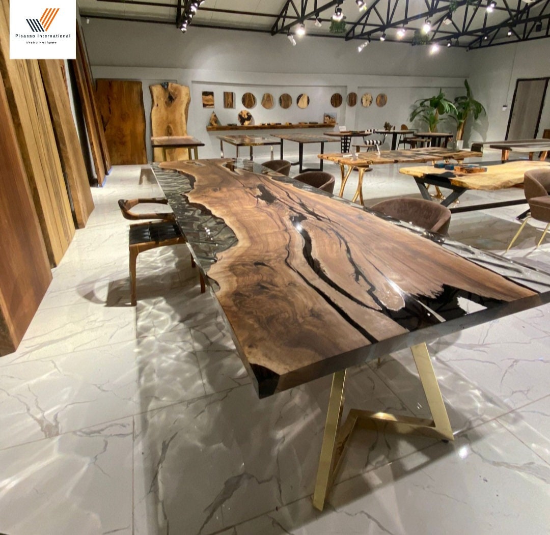 Custom Live Edge / Dining Table / Kitchen Table / Handmade - Etsy