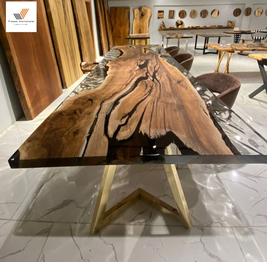 Custom Live Edge / Dining Table / Kitchen Table / Handmade - Etsy
