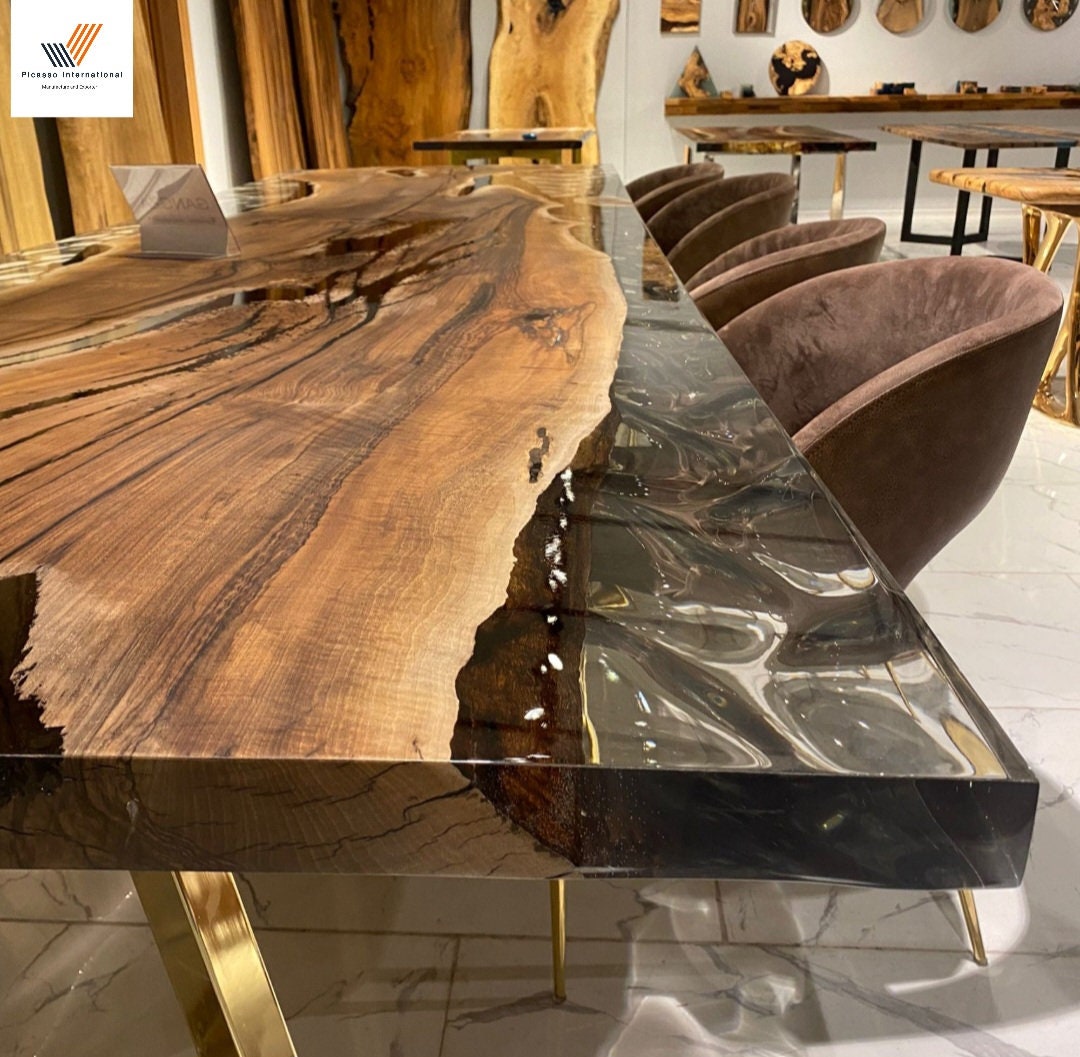 Custom Live Edge / Dining Table / Kitchen Table / Handmade - Etsy